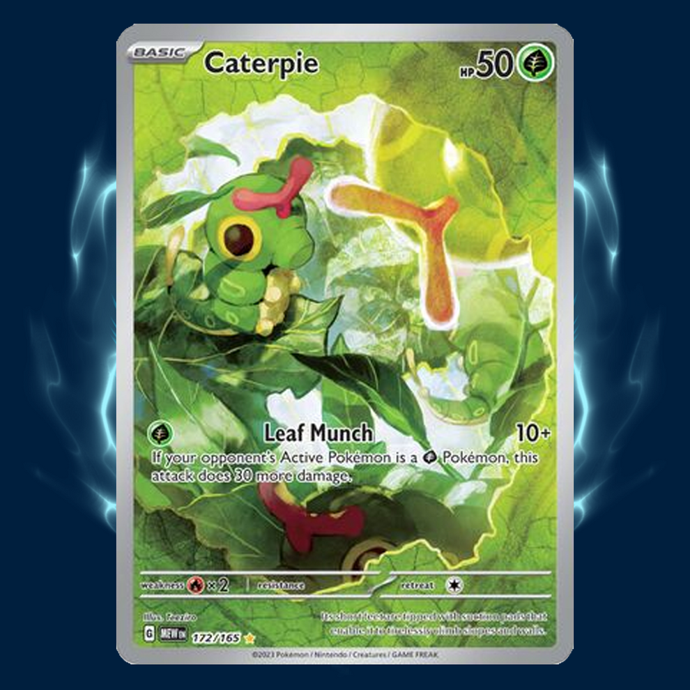 Pokemon 151 Caterpie IR 172/165 – Card Galaxy